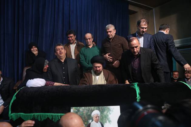 Mourning ceremony of Ayatollah Akbar Hashemi Rafsanjani 8 1 2017: Mehdi ...