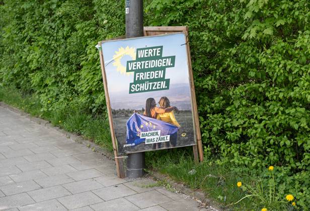 Munich GER, theme picture, election poster for the European elections ...