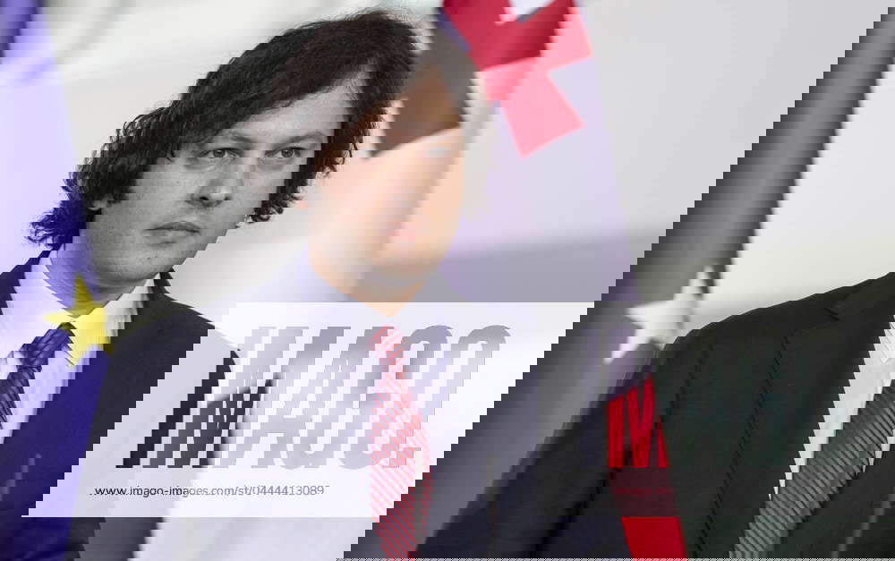 Irakli Kobakhidze, Prime Minister of Georgia recorded during a joint ...