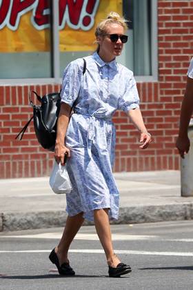 Chloe Sevigny and boyfriend Rene Navarrette seen out and about in SoHo ...