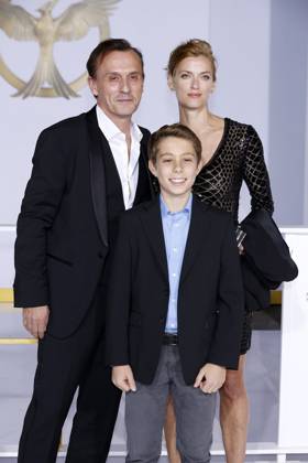 Robert Knepper, Nadine Kary and Benjamin Knepper at the premiere of The ...