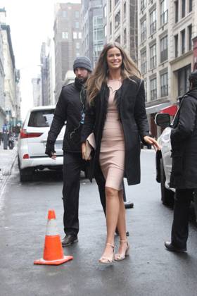 Robyn Lawley arrives to attend the Sports Illustrated Swimsuit 2016 ...