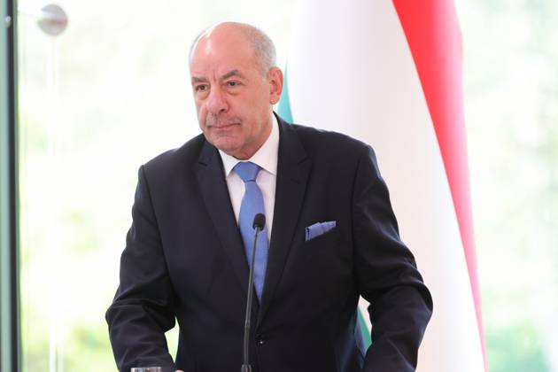 April 22, 2024, Kranj, Slovenia: President of Hungary Tamas Sulyok ...