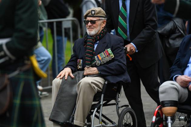 Anzac Day Parade in Melbourne, Australia - 25 Apr 2024 RAAF veteran ...
