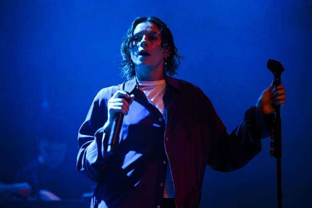 Concert by Pvris in Berlin On 26 04 2024 the band Pvris, around singer ...