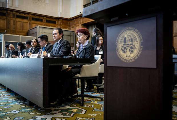 THE HAGUE - Alejandro Celorio Alcantara, legal advisor to the Ministry ...