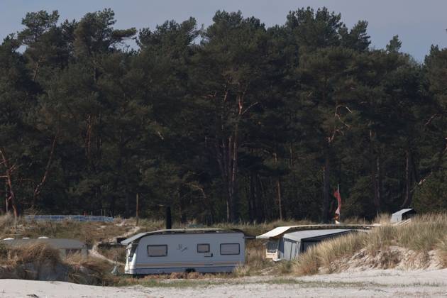 Regenbogen Camping 01 05 2024, Prerow, Prerow campsite, permanent campers