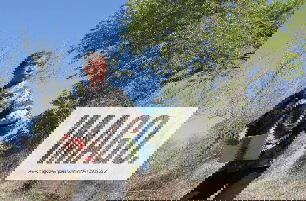 FUXIN, Hou Gui works in the woods in Zhangwu County of Fuxin City ...