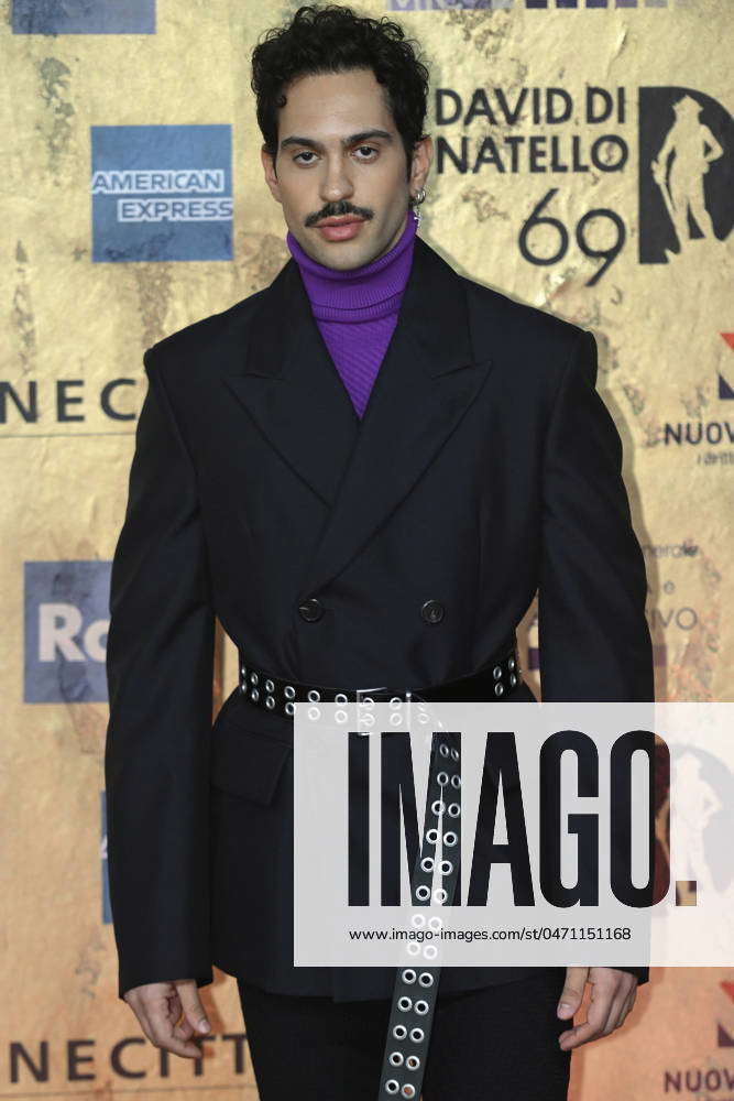 Singer Alessandro Mahmoud alias Mahmood attends the photocall of the ...