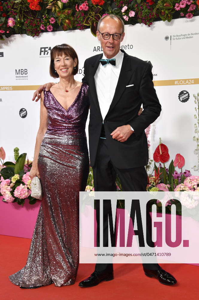 Friedrich Merz with wife Charlotte Merz at the 74 German Film Awards ...