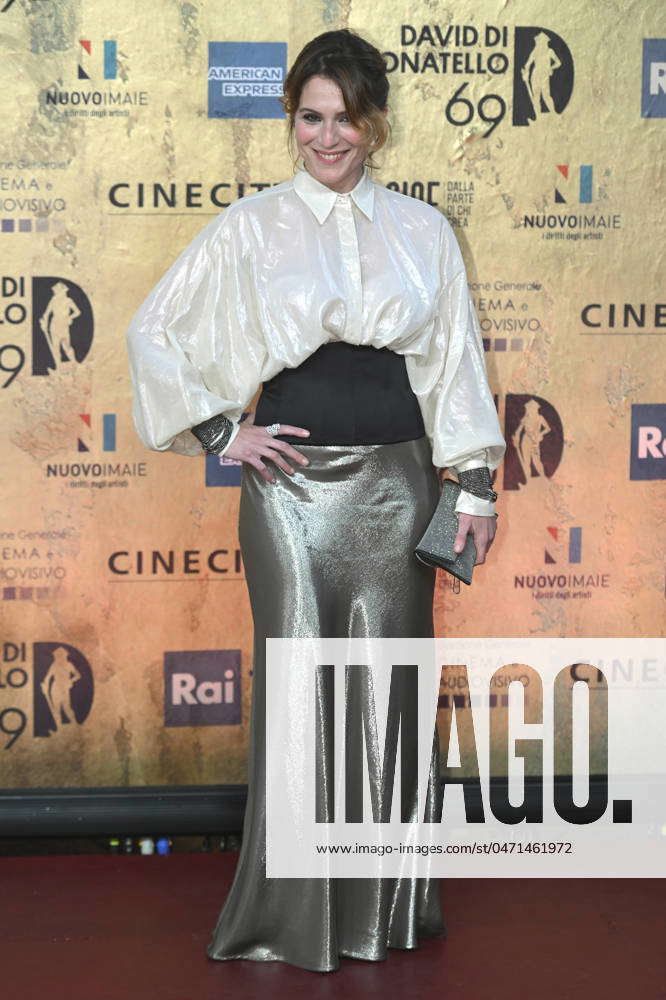 Isabella Ragonese attends the photocall of the 69th italian film awards ...