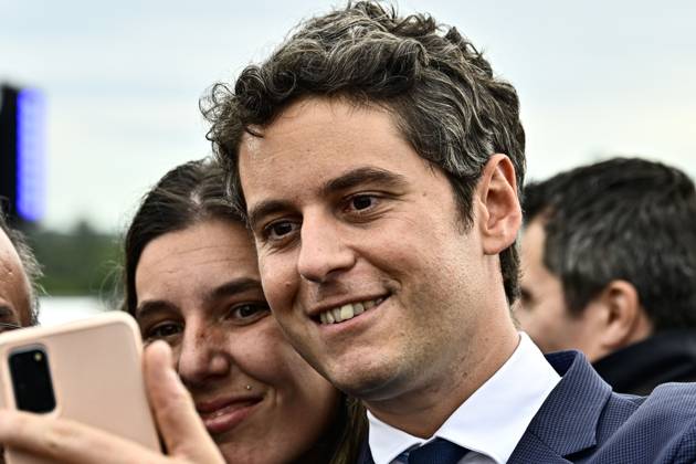 Prime Minister Gabriel Attal NEWS Inauguration of the Camelat Bridge ...