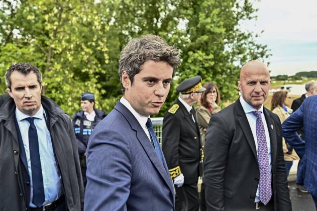 Prime Minister Gabriel Attal NEWS Inauguration of the Camelat Bridge ...