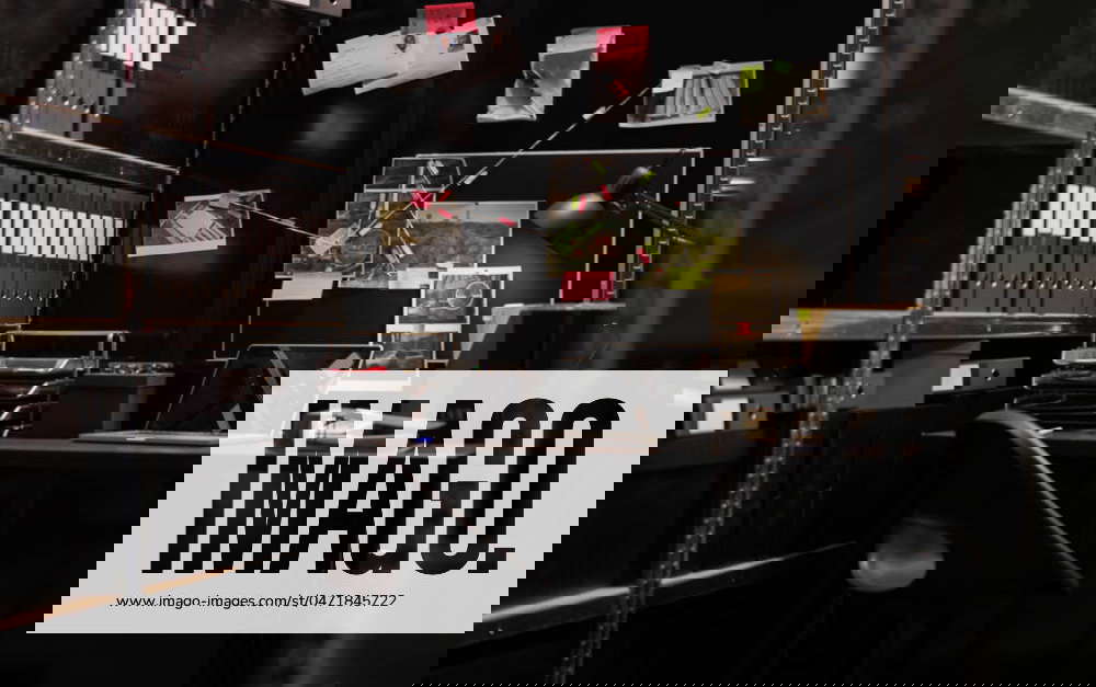 Private investigator office with detective board and desk Private ...