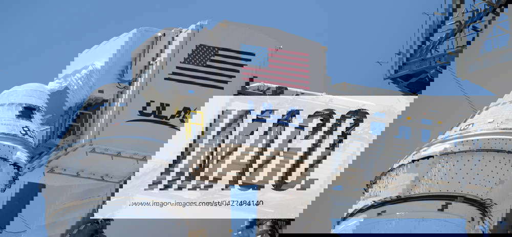 May 4, 2024, Cape Canaveral, Fl, USA: The crew access arm is seen as it ...