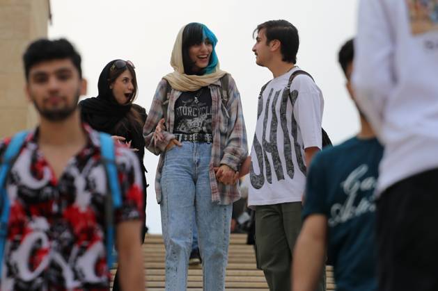 Tehran, Iran: Iranian youth visit the 35th Tehran International Book ...