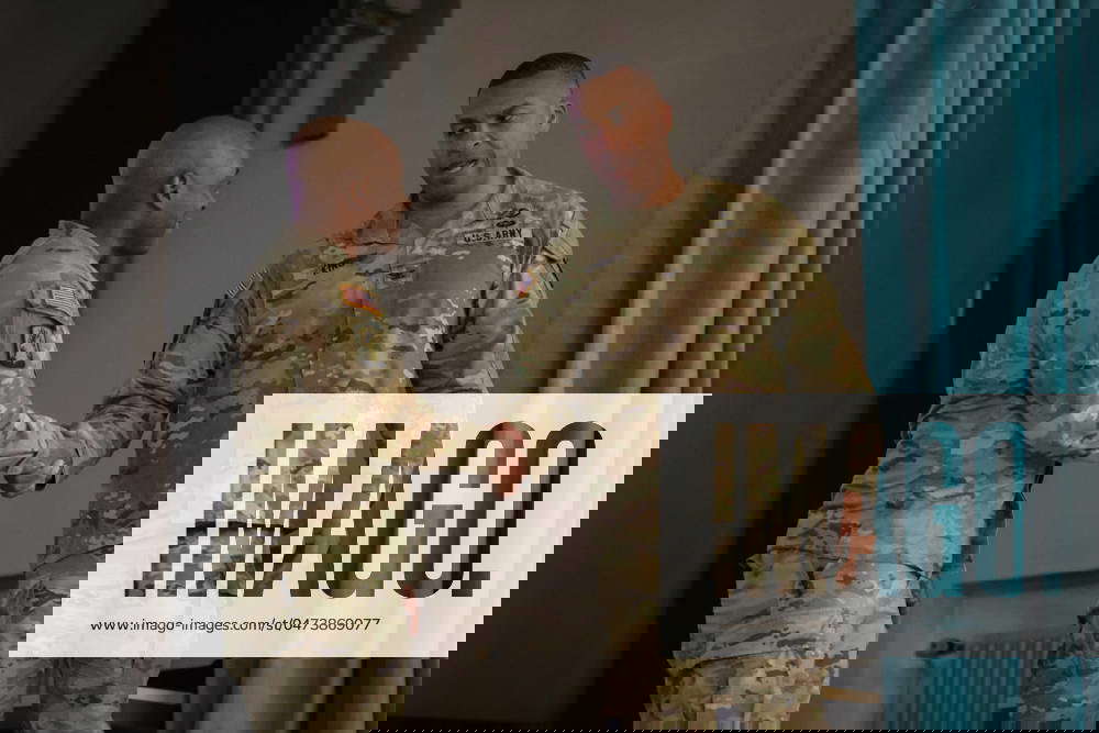 U.S. Army Col. Anthony King (right), commander of the 30th Medical ...