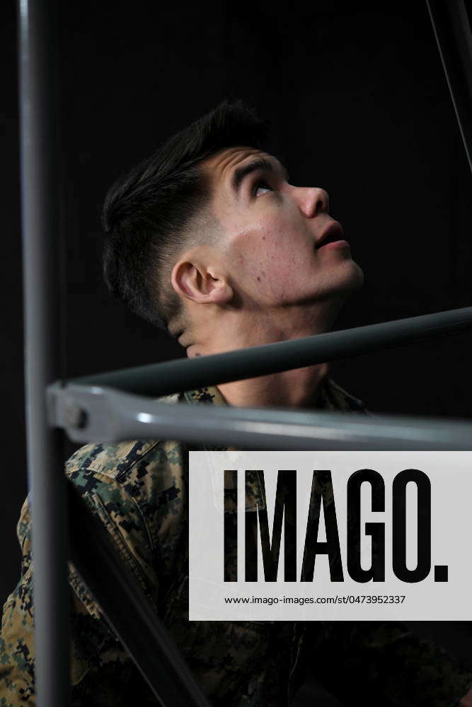 U.S. Marines Corps Lance Cpl. Vincent Needham, a combat photographer ...