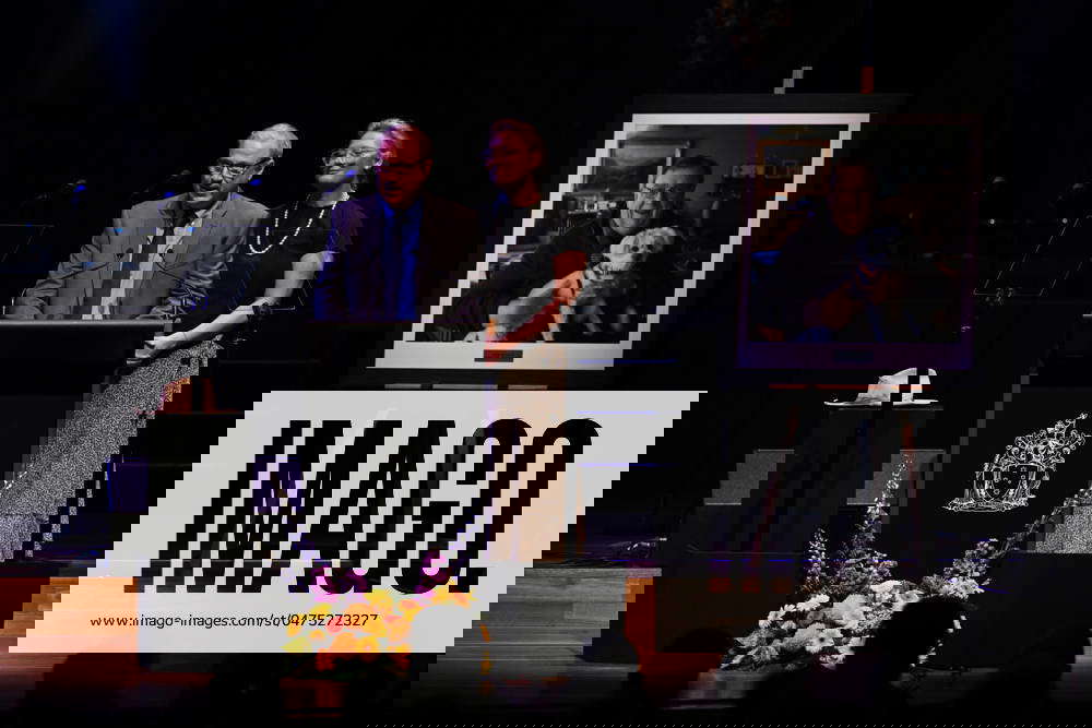 HAROLD MITCHELL STATE MEMORIAL, Haydn Sale speaks during a State ...