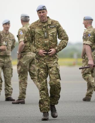 . 13 05 2024. Middle Wallop, United Kingdom. Prince William meets Army ...