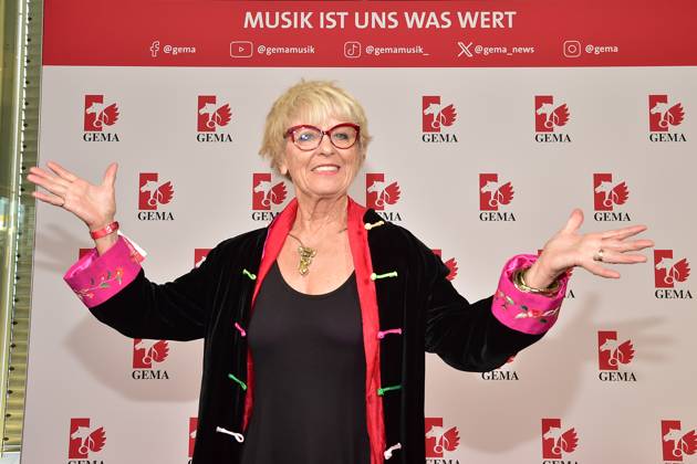 36 Fred Jay Prize of GEMA in Berlin Monika Ehrhardt Lakomy, arrival ...