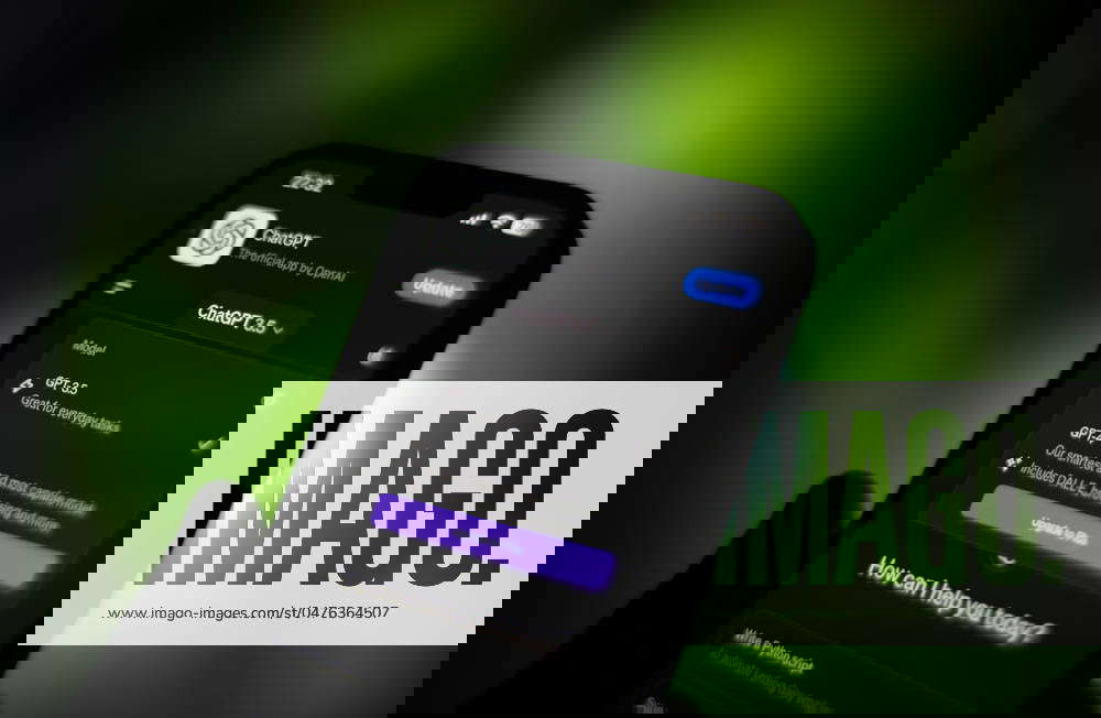 OpenAI Introduces New AI Model Called GPT 4o The ChatGPT app is seen on a mobile device in this