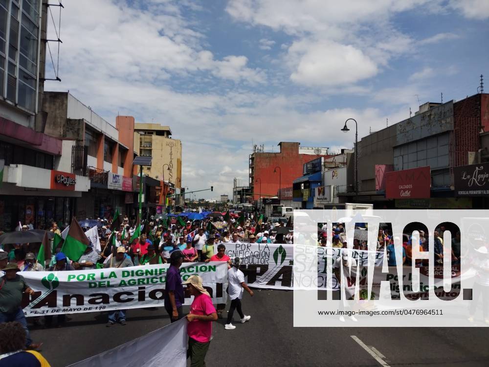 Producers and workers march this Wednesday, May 15, to protest job ...