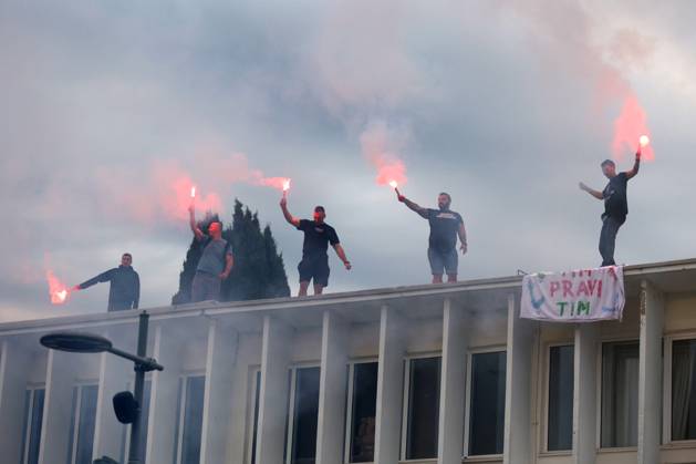 Welcome party for Baby Lasagna in his hometown People during the ...