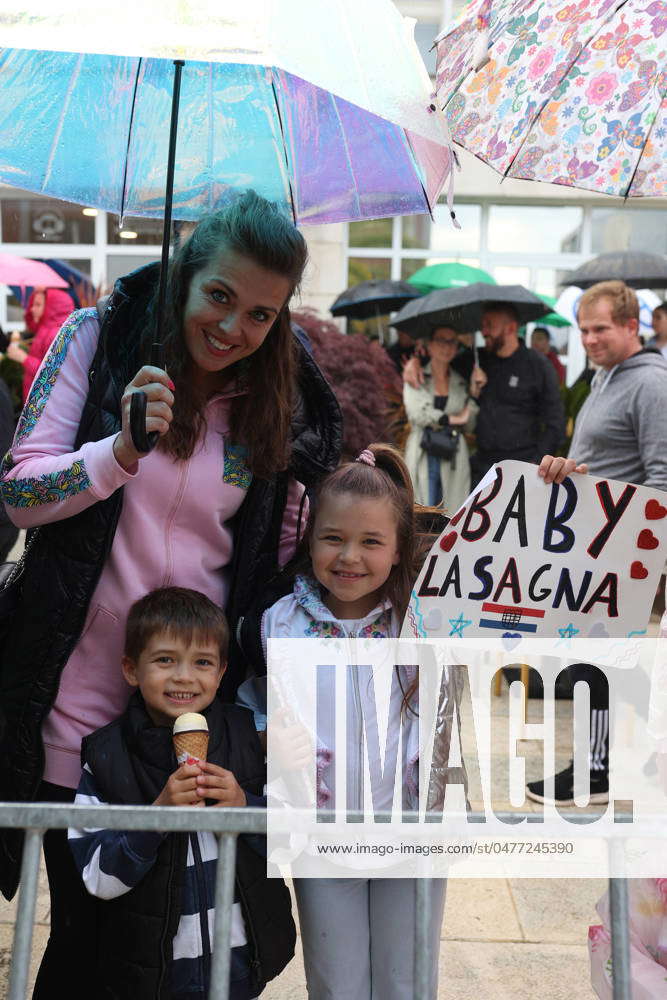 Welcome party for Baby Lasagna in his hometown People during the ...