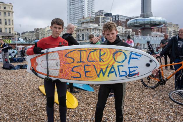Surfers Against Sewage Demonstration in Brighton, UK - 18 May 2024 ...