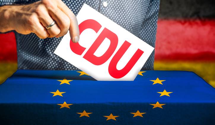 19 May 2024: Themed picture European elections 2024 in Germany: Man ...