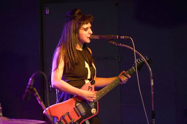 Flavia Couri from The Courettes live at a concert at Lux Hannover, 23 ...