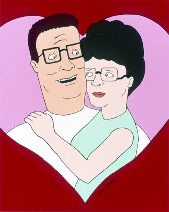 KING OF THE HILL, from left: Hank Hill, Peggy Hill, 1997-2010. TM and ...