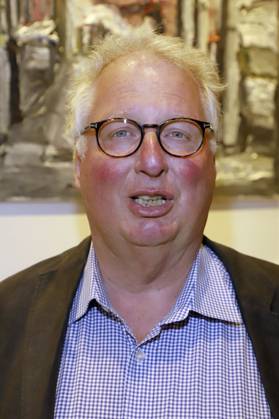 Jens Meyer Odewald at a reading from the biography Justus Frantz ...