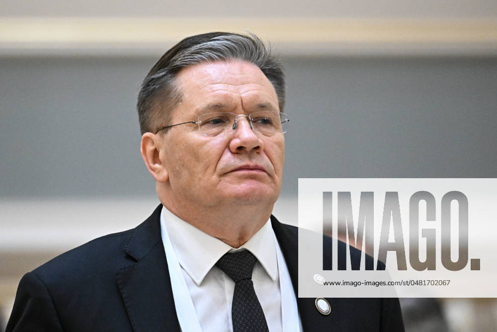 UZBEKISTAN, TASHKENT - MAY 27, 2024: Alexei Likhachev, head of the ...