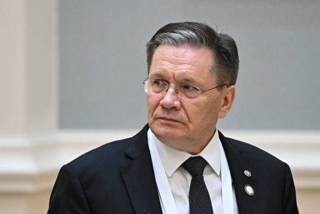 UZBEKISTAN, TASHKENT - MAY 27, 2024: Alexei Likhachev, head of the ...