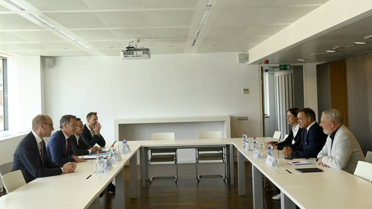 Prime Minister Alexander De Croo meets with Namibian President Hage ...