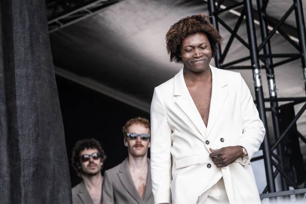 British composer and musician Benjamin Clementine performs at NorthSide ...