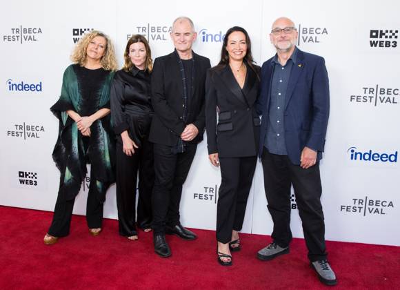 New York, New York, USA: Siobhan Sinnerton, Amy Flanagan and Johnny ...