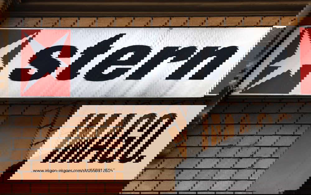 The Stern magazine logo can be seen at a kiosk in Cologne city center ...