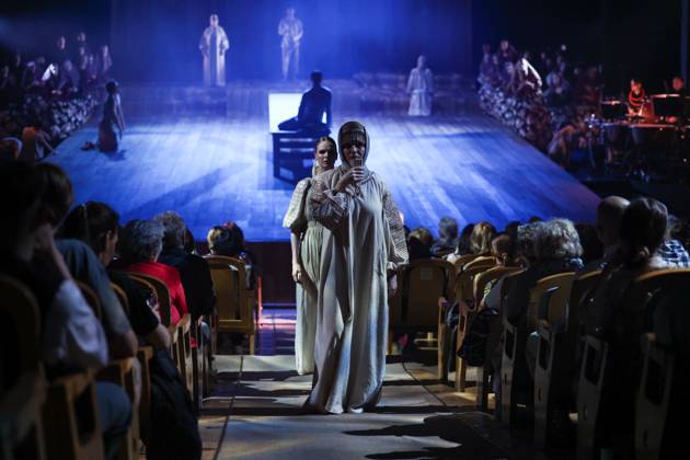 RUSSIA, MOSCOW - : A scene from Russian composer Igor Stravinsky s ...