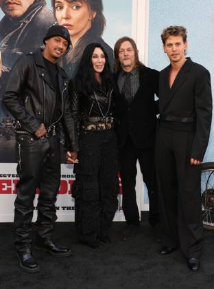 HOLLYWOOD, CA - JUNE 17: Alexander Edwards, Cher, Norman Reedus and ...