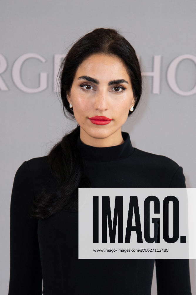 PFW Georges Hobeika Front Row Farnoush Hamidian attending the Georges ...