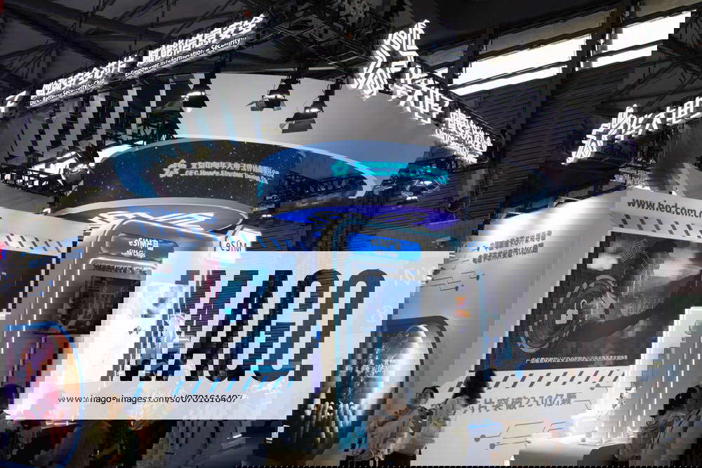 MWC 2024 In Shanghai Huada Semiconductor booth is being seen at SNIEC ...