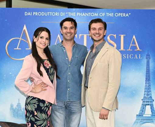 Milan, Italy ANASTASIA the musical presentation photocall show at the ...