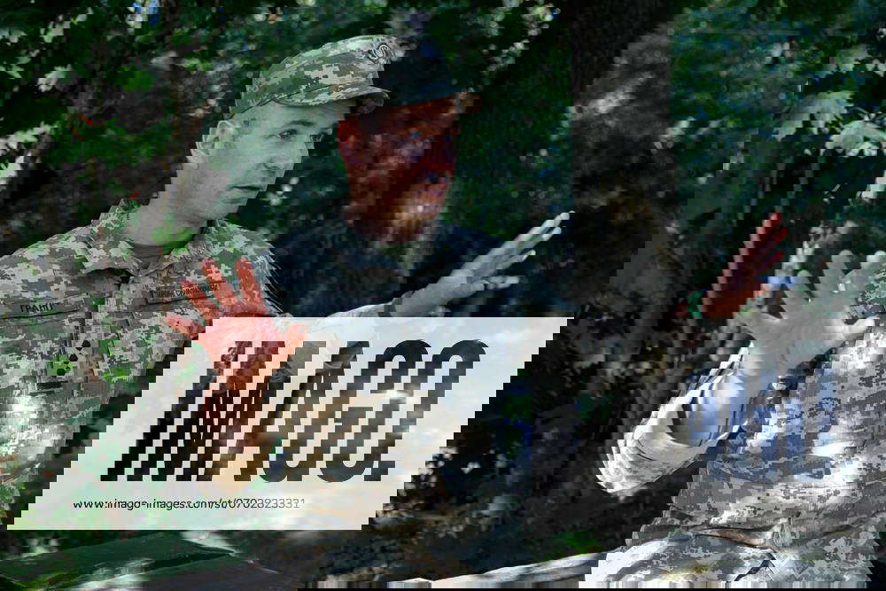 KYIV, UKRAINE - Commander of the 96th Anti-Aircraft Missile Brigade of ...