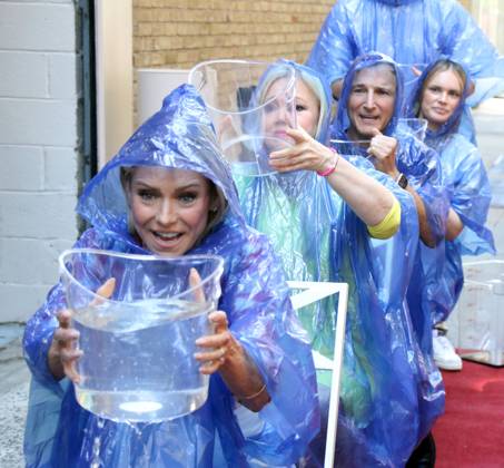 NEW YORK, NY- JULY 2: Kelly Ripa, Caroline Rhea, Michael Gelman ...