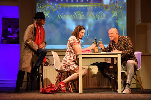 Christian Wolff, Kim Langner and Patrick Wolff Photo rehearsal Monsieur ...