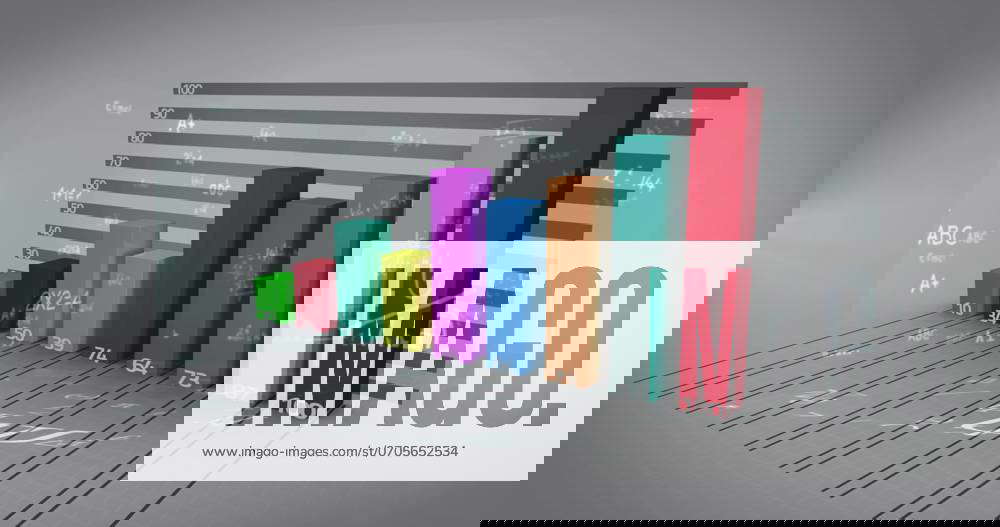 Mathematical equations floating over statistical data processing on ...