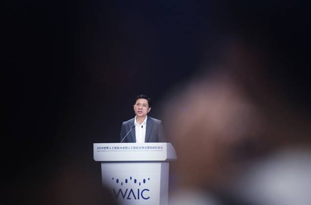 Robin Li At 2024 WAIC in Shanghai SHANGHAI, CHINA - Robin Li, founder, chairman and CEO of Baidu